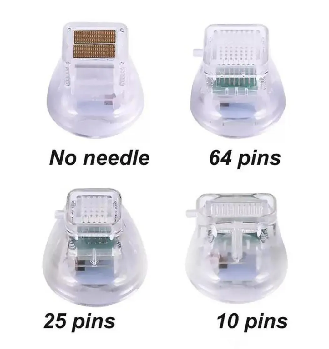 Effective Microneedle RF Tips: 25/64/10 Pins Gold Cartridges For ...