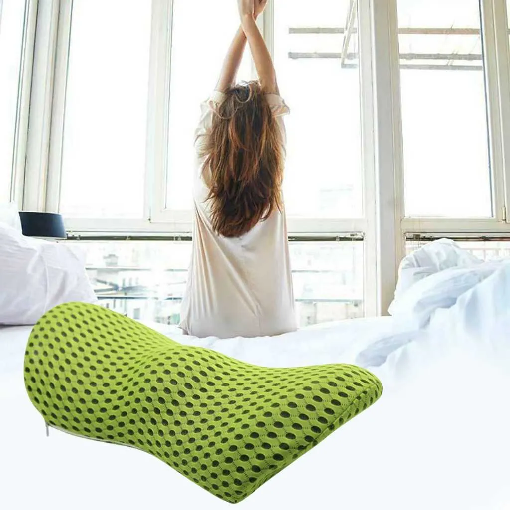 Lumbar Support Pillow For Sleeping Aromacore Sleeping Back Support ...
