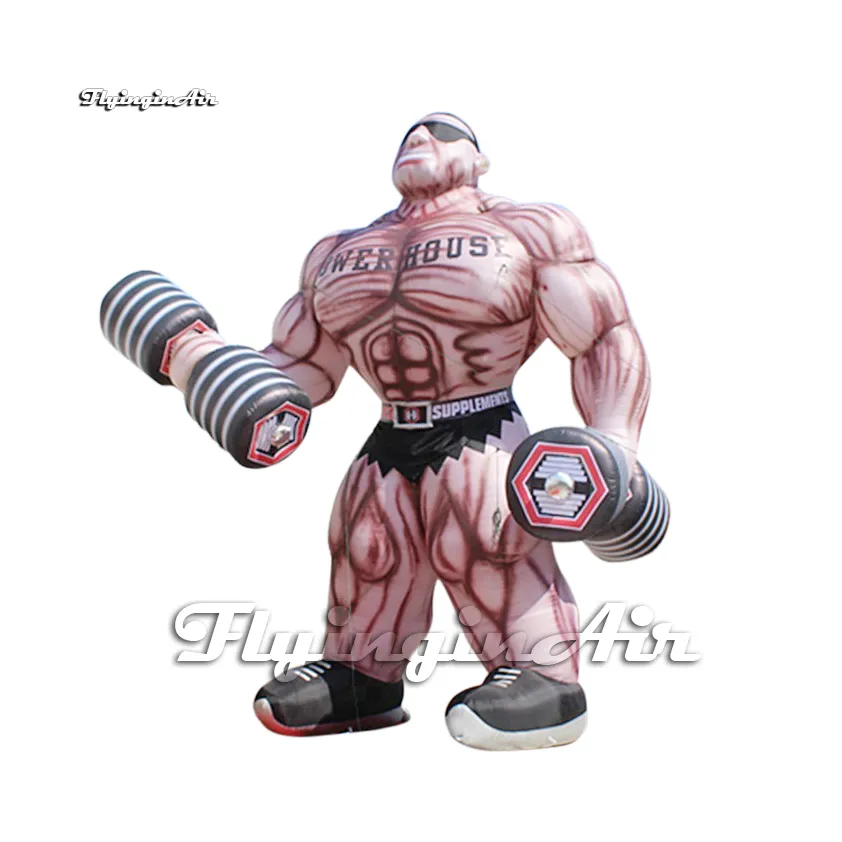 Outdoor Simulation Character Model 3m/6m Giant Inflatable Muscular Man ...