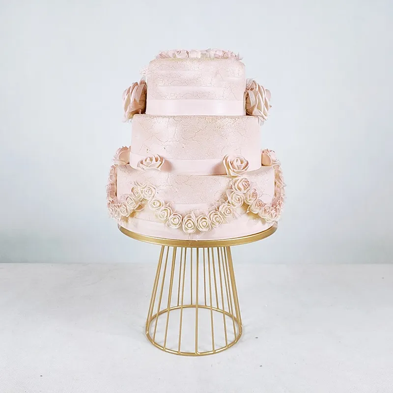 Elegant White & Gold Cake Stand - Perfect for Weddings, Birthdays ...