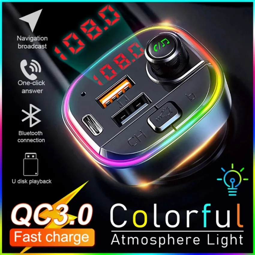 Bluetooth Vehicle Bluetooth Fm Transmitter Car Kit With Handsfree ...