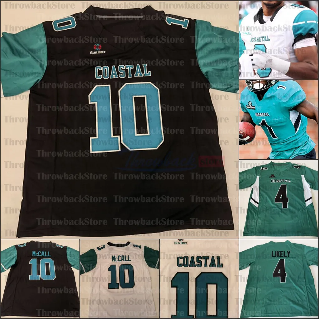 Custom Coastal Carolina Chanticleers Football Jerseys Grayson McCall ...