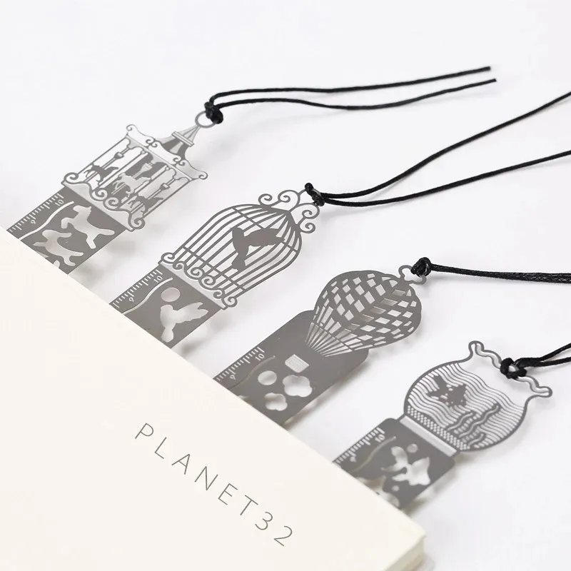 Wholesale Classical Metal Ruler Cute Printable Bookmarks 4 Retro Styles ...