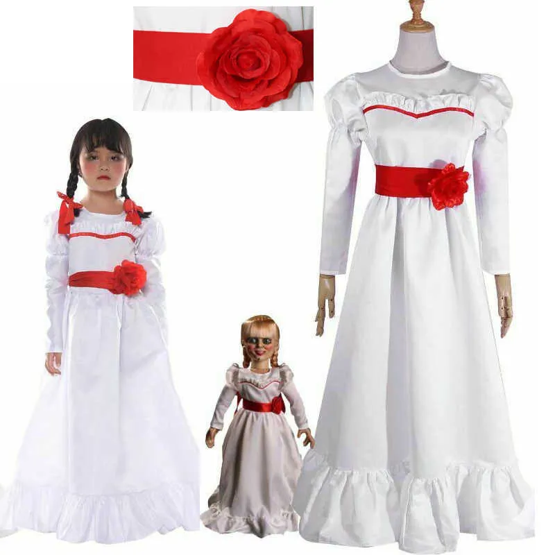 Bride Of Chucky Annabelle Dress The Conjuring Doll Cosplay Costume