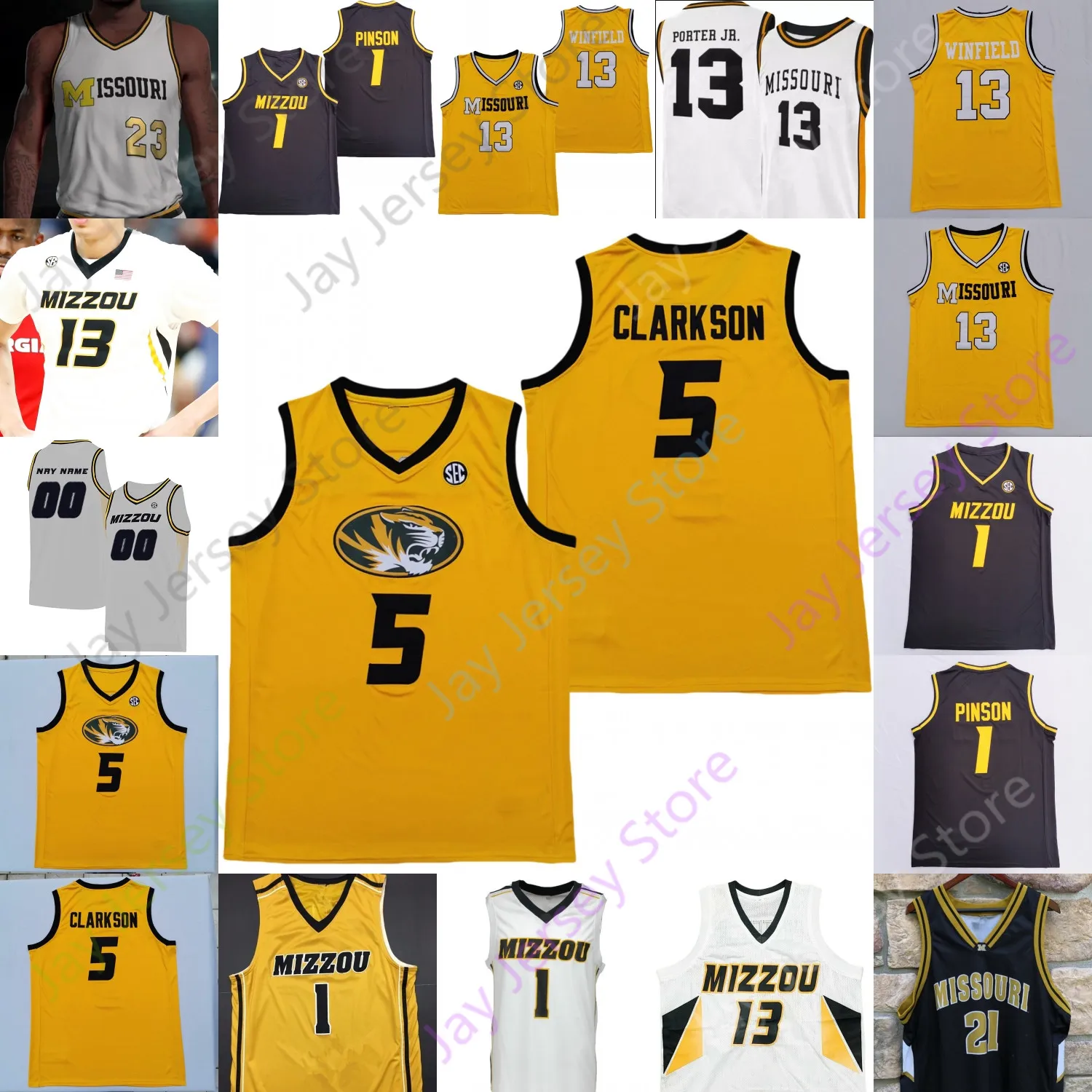 Missouri Tigers Basketball Jersey NCAA College Javon... From ...