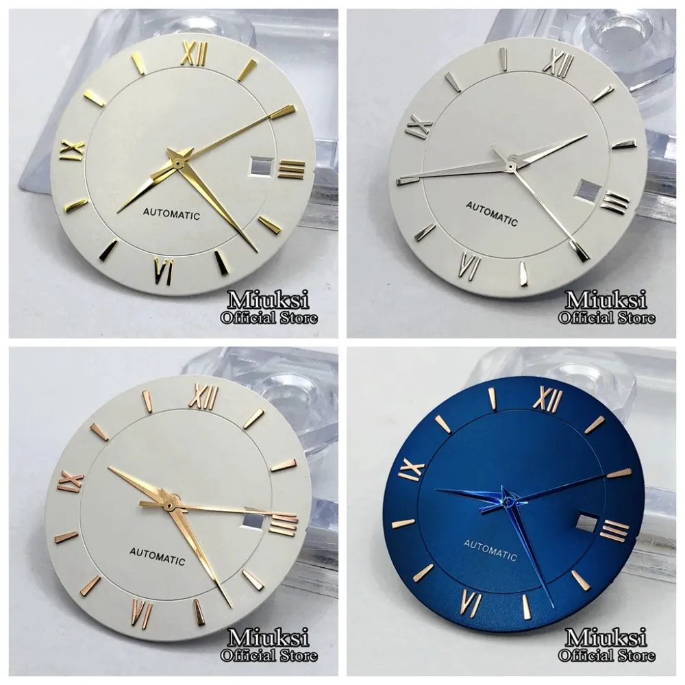 33mm Sterile Watch Dial + Watch Hands Fit Miyota 8205/8215/821A/82 ...
