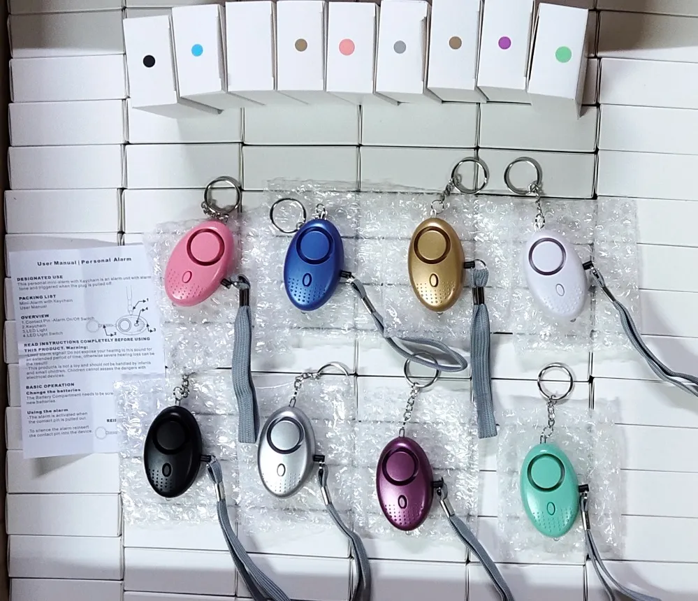 130db Egg Shape Self Defense Alarm Girl Boys Women Men Security Protect ...