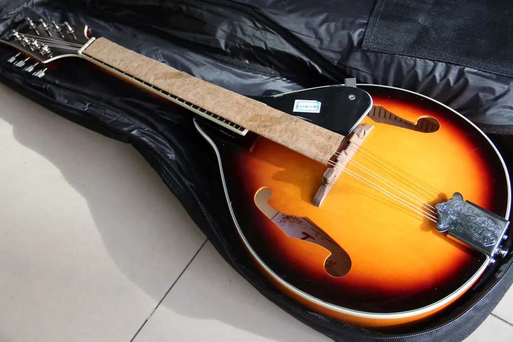 Handmade Solid Wood Mandolin Musical Instrument - Sunburst from Dhgate ...