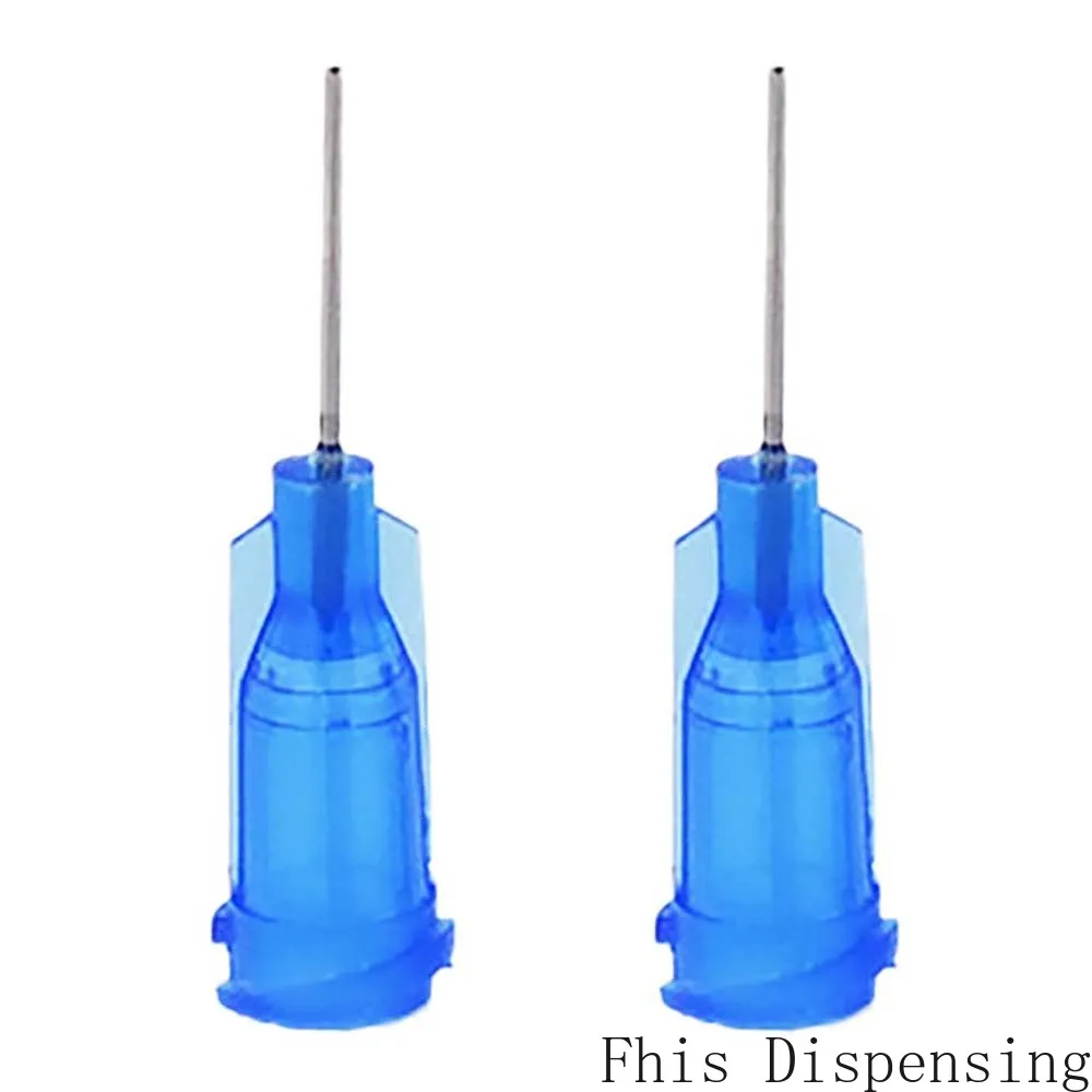 22G Dispensing Needles With Luer Lock Hub 0.5 Inch Blunt Tip Precision ...