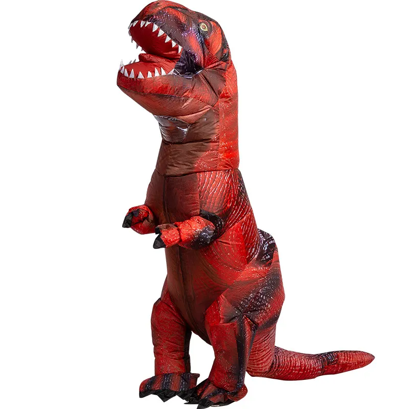 Adult Red T Rex Dinosaur Inflatable Mascot Dinosaur Costume For ...