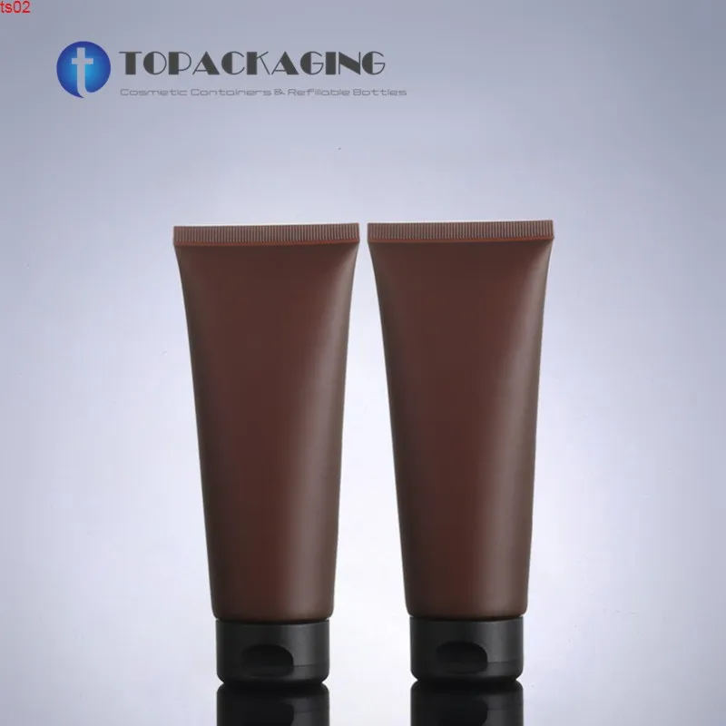 100ml Amber Plastic Cosmetic Containers, Empty Facial Cleanser ...