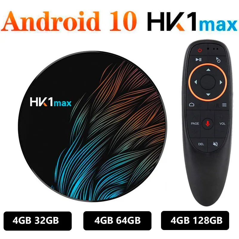 HK1 Max Android 11 Smart TV Box 4GB RAM 64GB Storage RK3318 Quad-Core ...