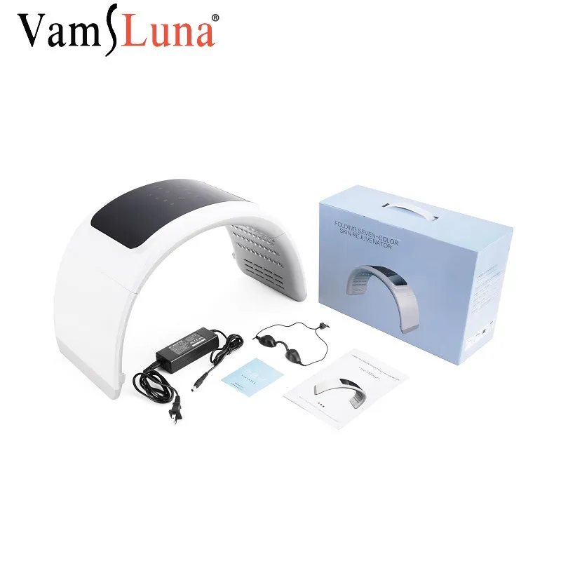 7-Color LED Facial Mask - Anti-Aging Light Therapy, Skin Rejuvenation ...