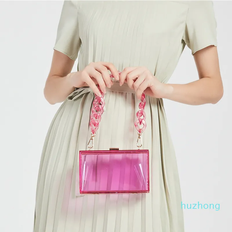 DHgate.com:Women's Clear Acrylic Box Shoulder Bags, Designer Handbags ...