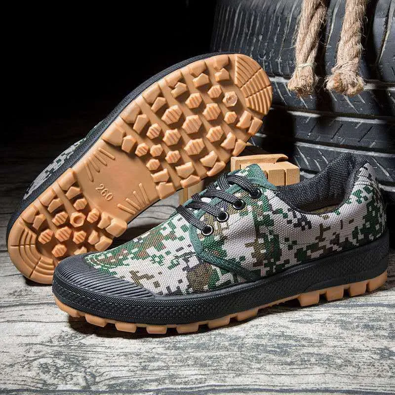 Camouflage Military Woodland Boots For Men For Training And ...