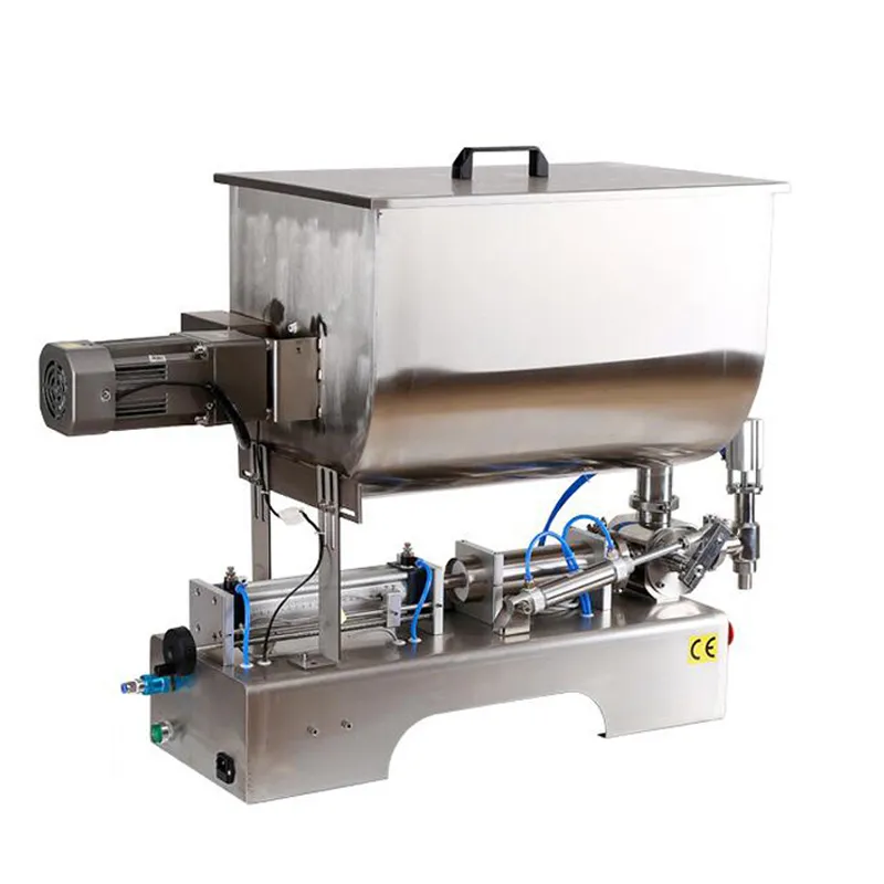 Stainless Steel Paste Mixing Chemical Filling Machine With Large ...