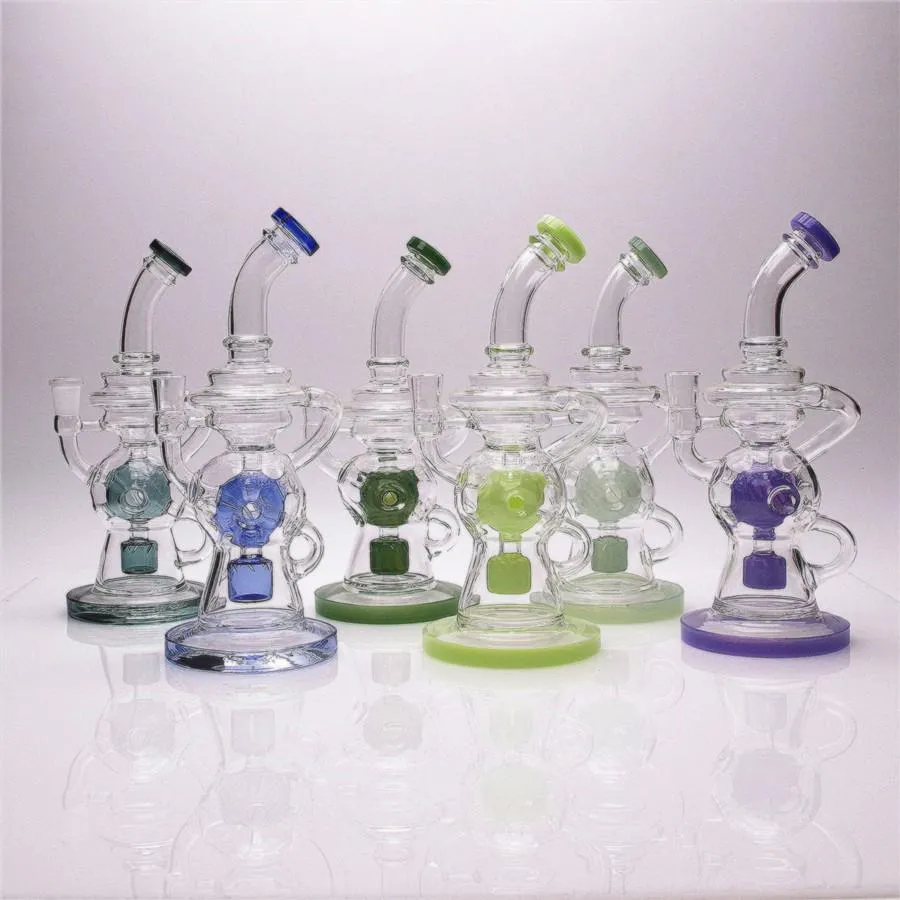 Dropshipping 10 Inch Glass Bong With Egg Perc Recycler, Ideal For Water ...