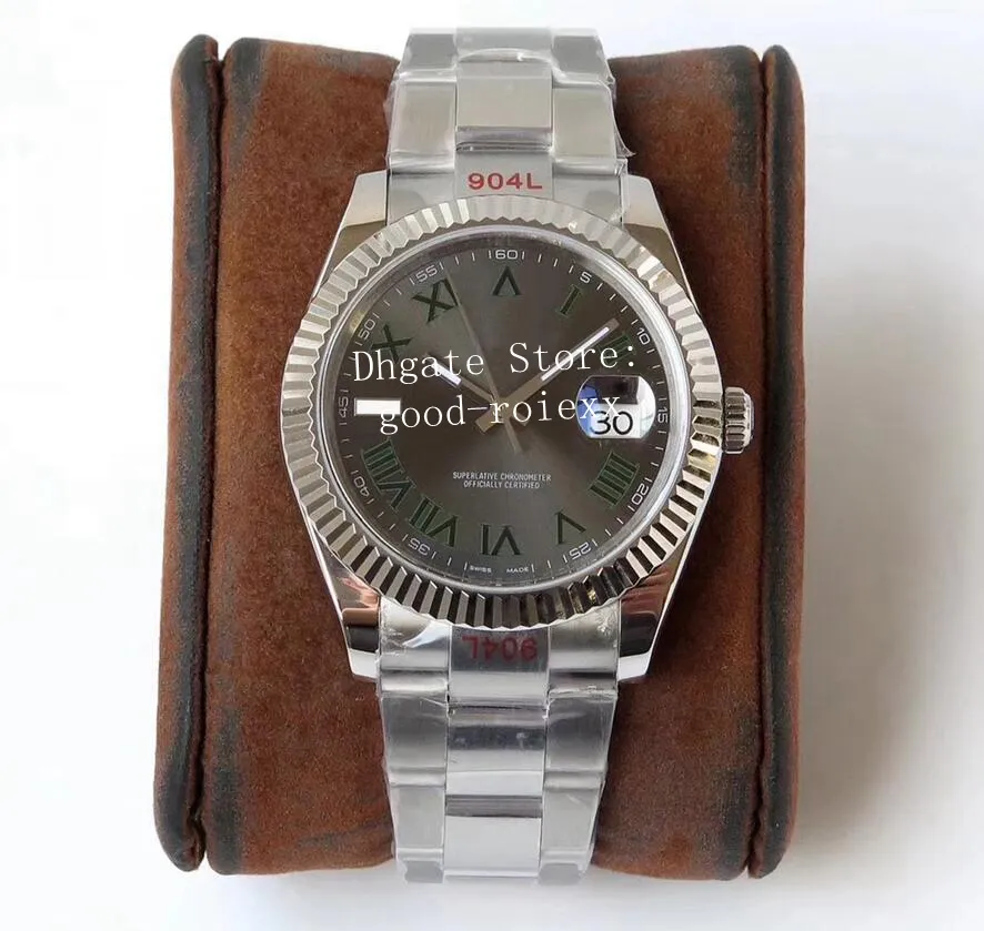 EW EwF Mens Waterproof Mechanical Watches Automatic Cal.3235, 41mm Gray ...