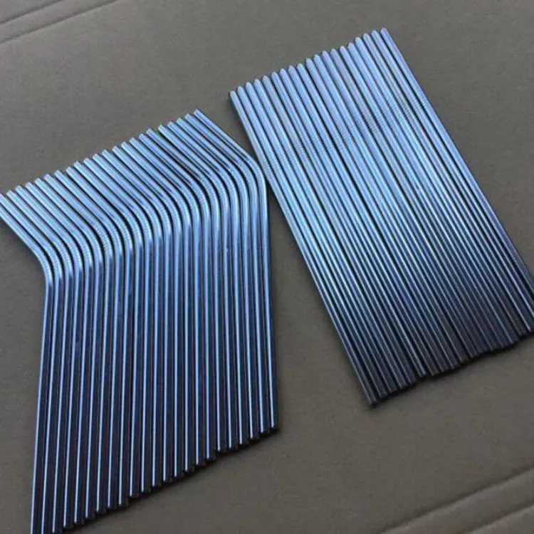 DHgate.com:Durable Stainless Steel Straight Bent Drinking Straw Curve ...