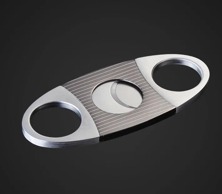 Stainless Steel Cigar Cutter Scissors Cigarette Sharp Double Blades ...
