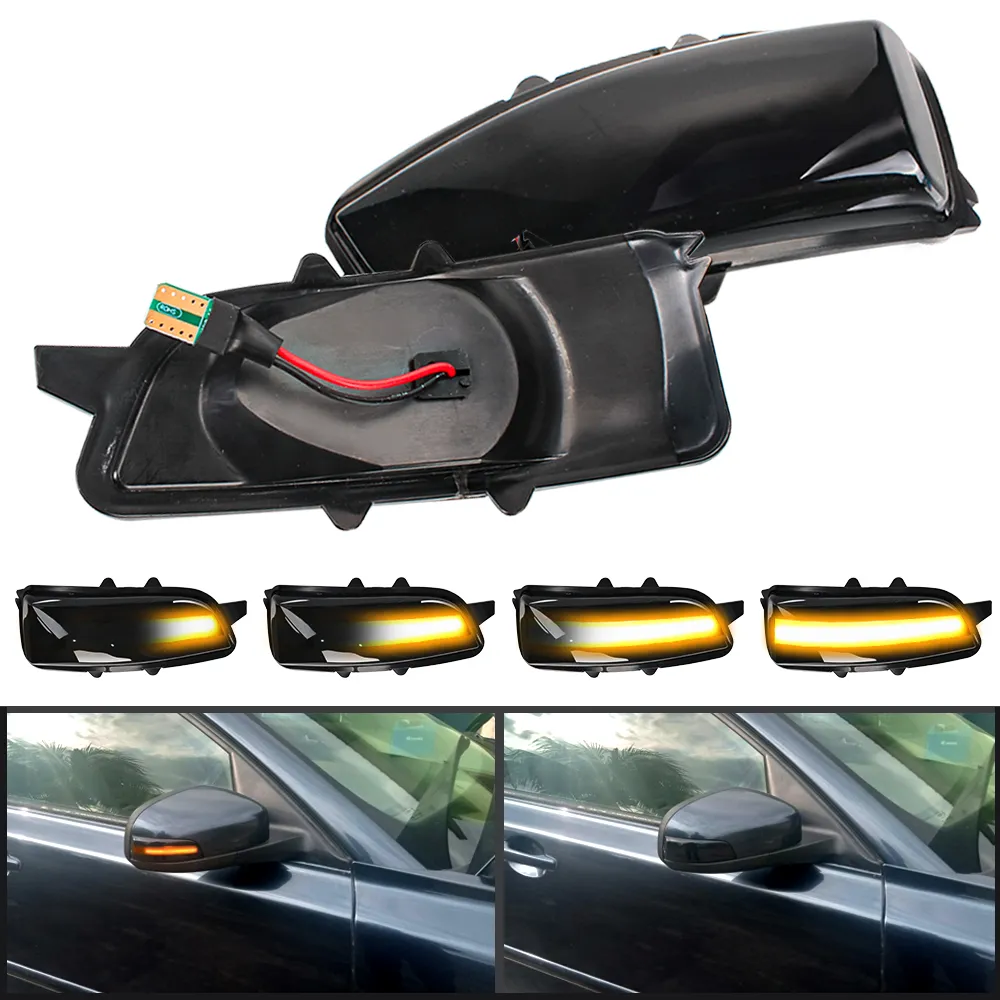 LED Turn Signal Relay Dynamic Side Mirror Light For Volvo C30 C70 S40 ...