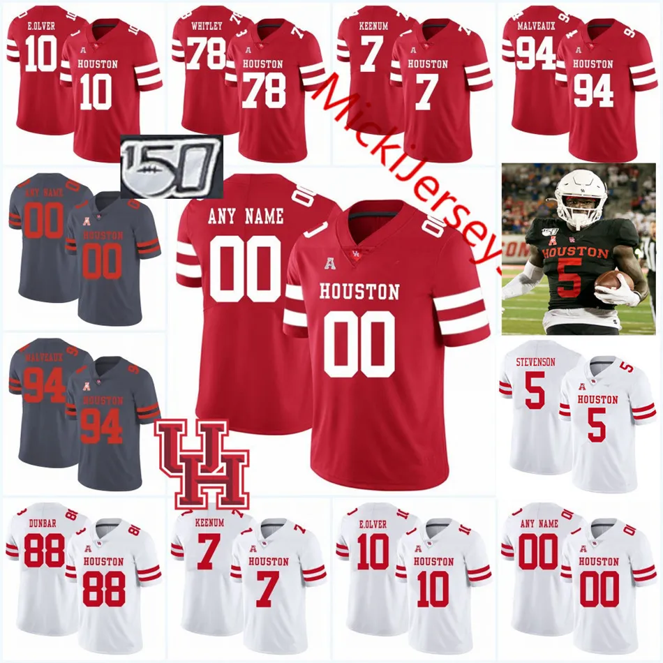 Custom UH Houston Cougars Football Jersey ... From James_jersey_store ...