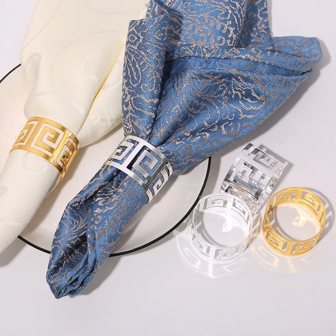Elegant Napkin Rings - Creative Hotel Decoration, Wholesale Napkin ...