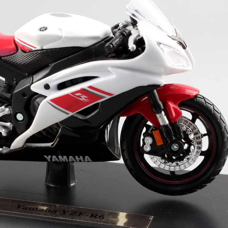 DHgate.com:1/18 Scale Yamaha YZF-R6 Die-Cast Motorcycle Model, Blue ...
