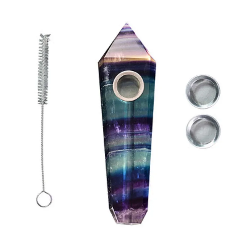 Wholesale Healing Crystal Smoking Pipe | Energy Stone Gemstone Tower ...