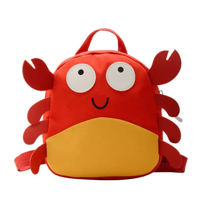 Adorable Elmo Cartoon Crab Backpack For Kids Perfect For School, Hiking ...