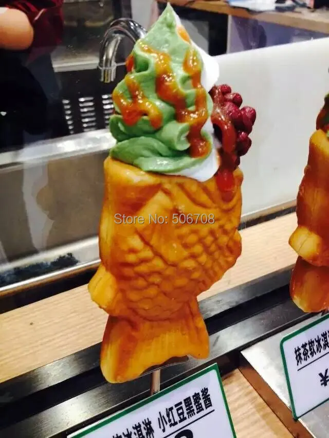 Wholesale Electric Taiyaki Fish Waffle Maker Cone Machine, 110V/220V ...