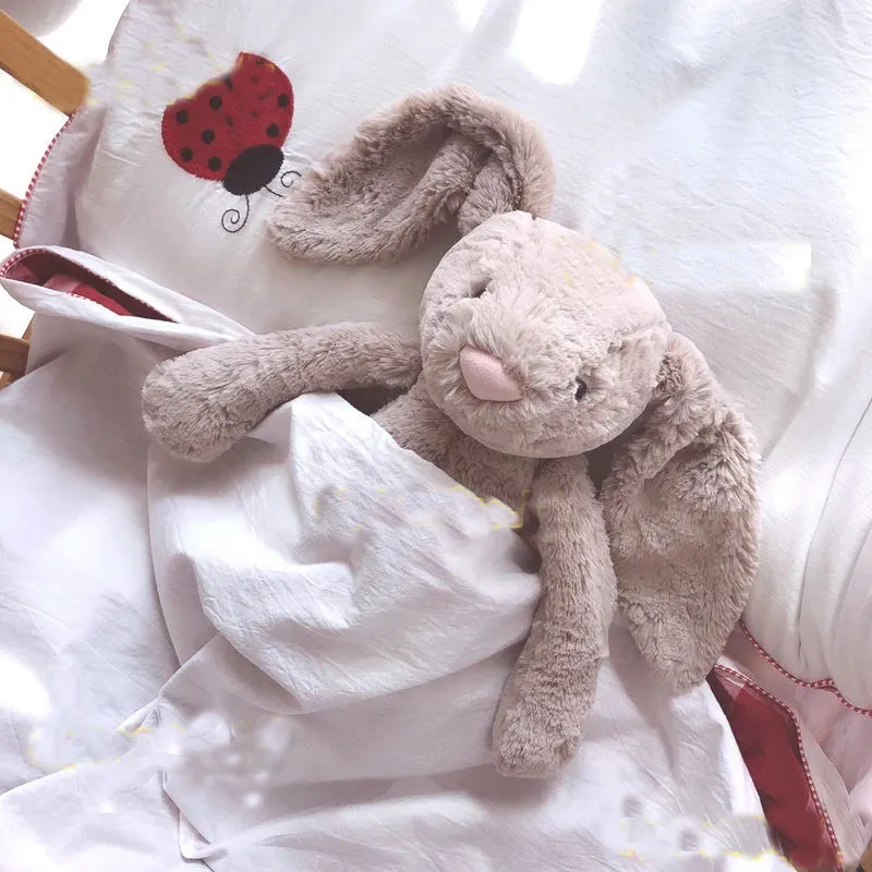 Kawaii Long Ear Bunny Rabbit Plush Toy Cute Cartoon Bunny Stuffed Toy ...