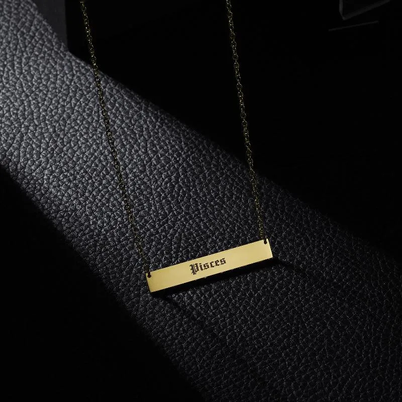 Absolutely the cheapest Pendant Necklaces Retro English Letter Necklace ...