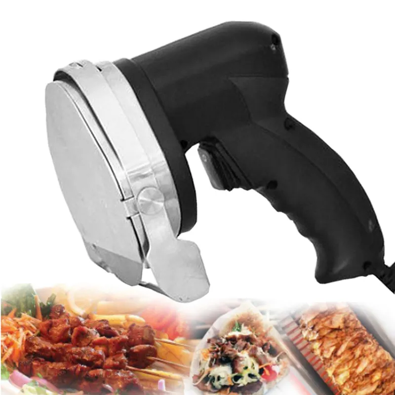 Portable Electric Kebab Slicer - Handheld Doner Knife, BBQ Gyro ...