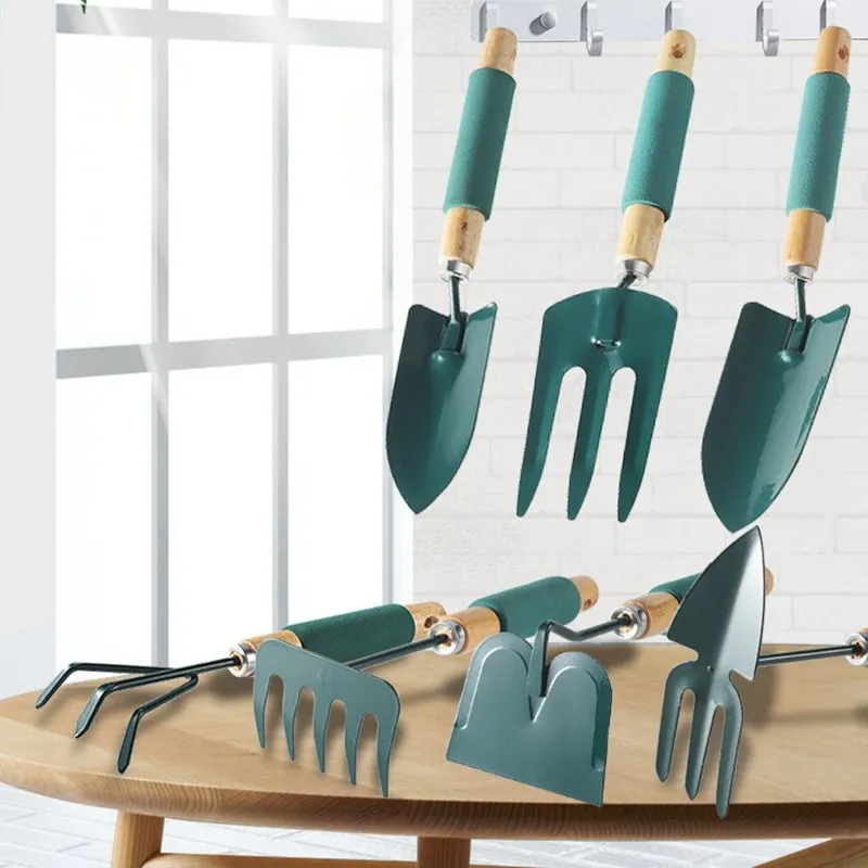 New Garden Tools Shovel Rake Plant Potted Gardening Combination Tools ...