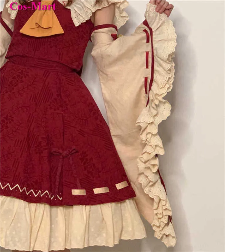 ♦ DHgate Game Touhou Project Hakurei Reimu Cosplay Costume Female Role ...