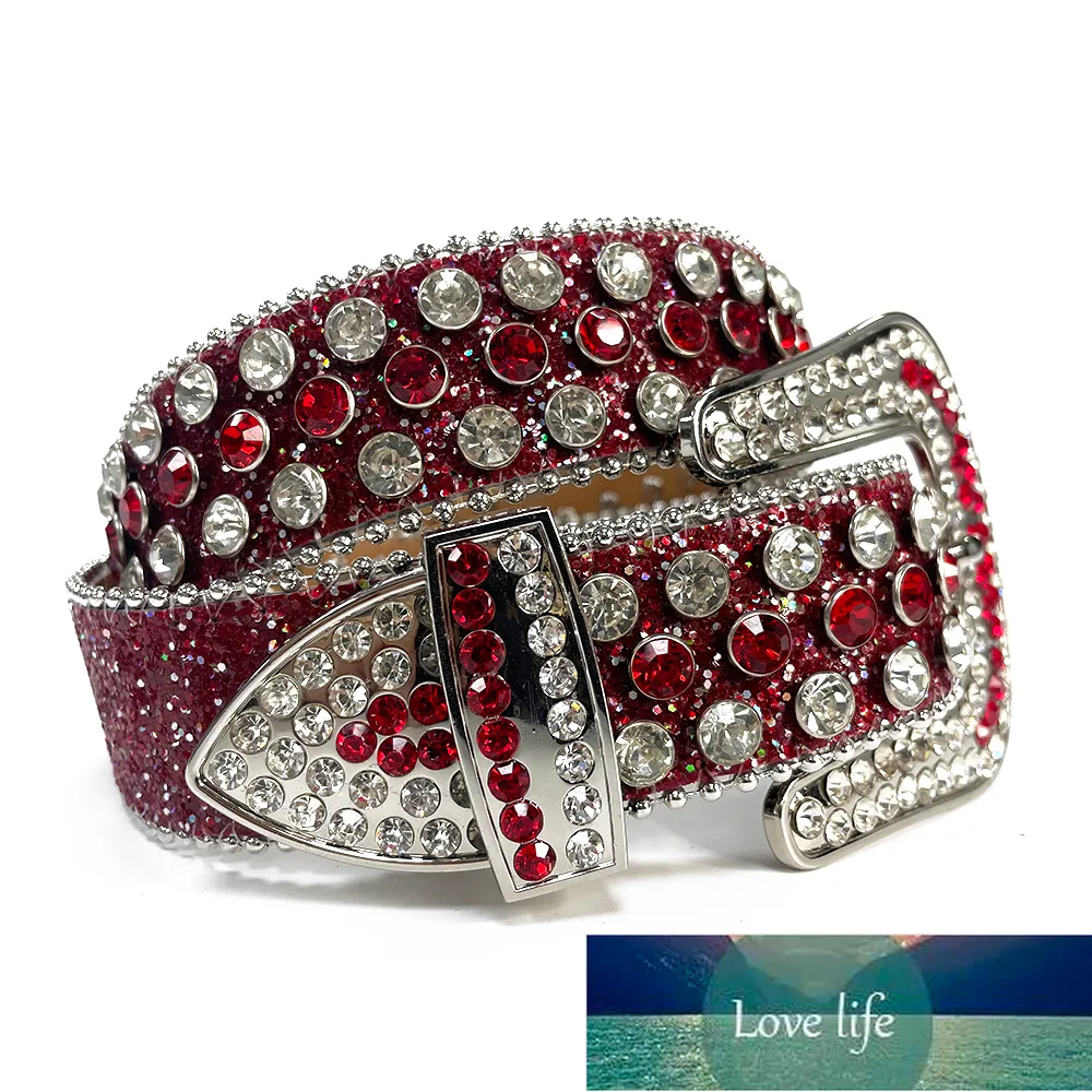 Red Cowgirl Rhinestone Belt - Western Fashion Bling Belt for Women ...