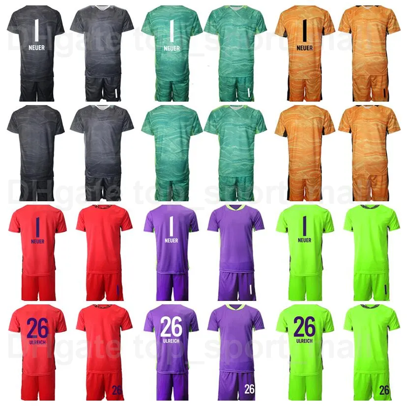 Men Goalkeeper GK Soccer 1 Manuel Neuer Jersey Set 26 Sven Ulreich ...