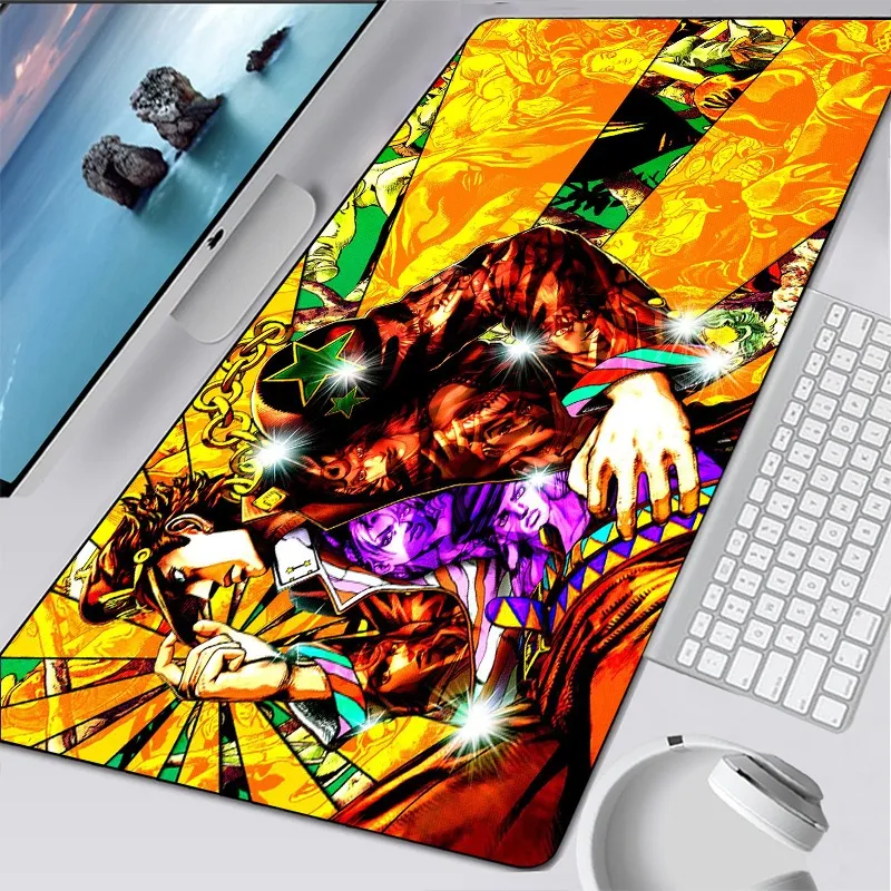 Jojo Bizarre Adventure RGB Gaming Mouse Pad XXL Large Rubber Desk Mat ...
