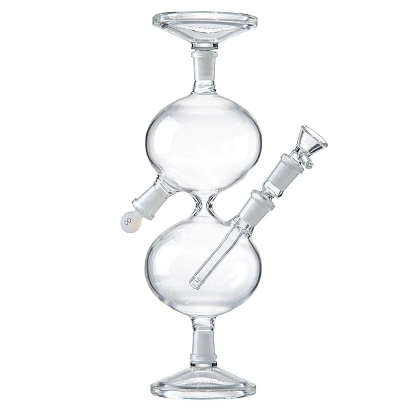 Wholesale Universal Gravity Glass Bong With Recycler Hook, 5mm Thick ...