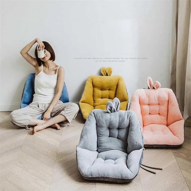Office Chair Sitting Cushion Semi-Enclosed U-Shape Memory Foam Lumbar ...