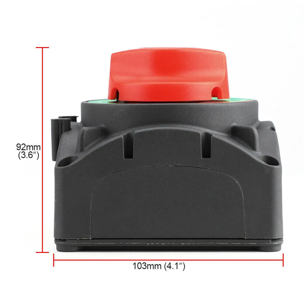 48V 60V Battery Powered Outlet Selector Switch With 3 Positions For Car ...