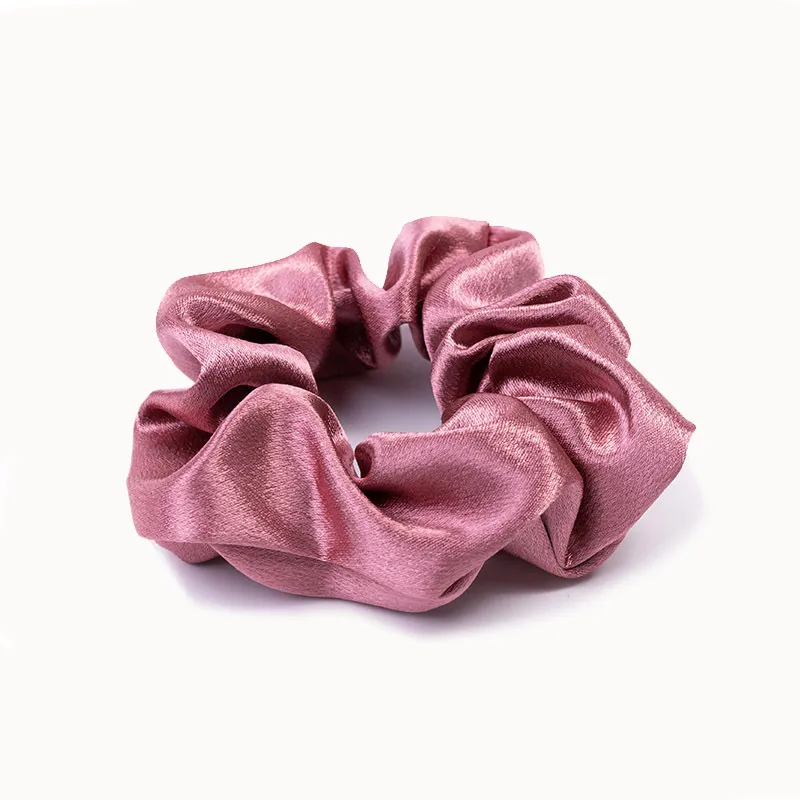 DHgate.com:Solid Color Crystal Satin Hair Loop Hair Bands for Girls ...