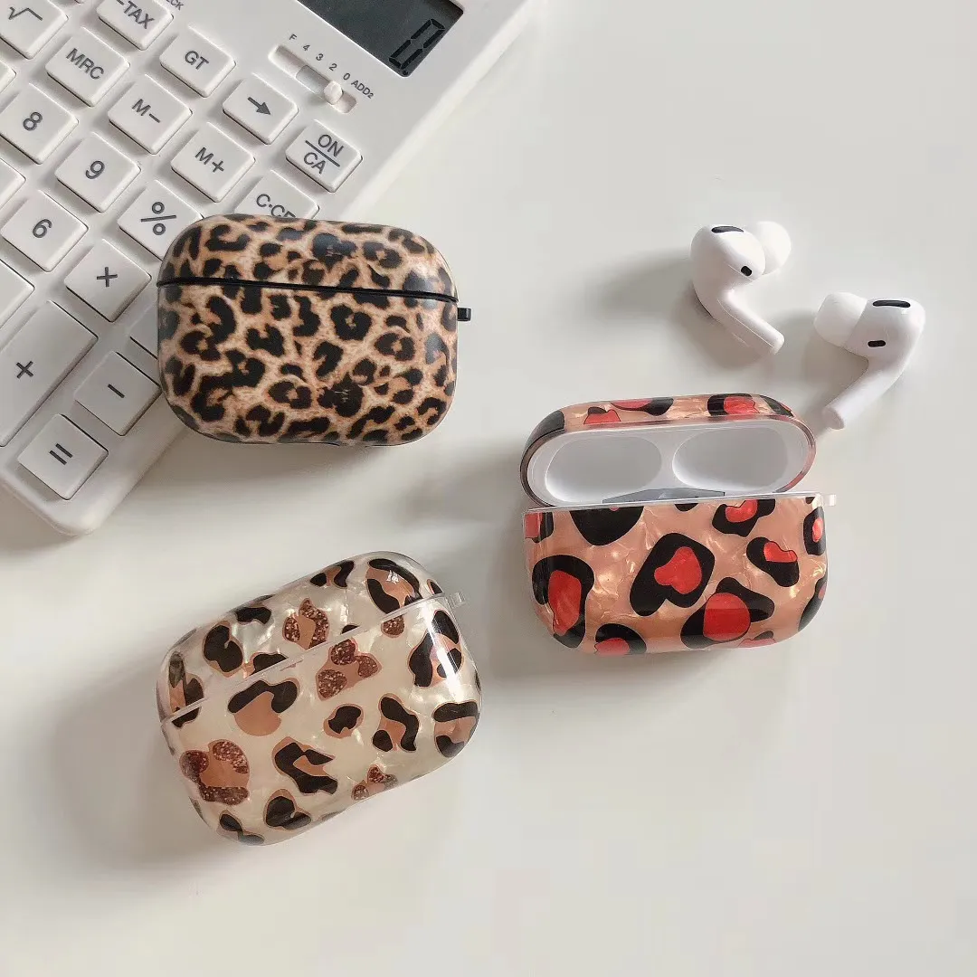 Premium Leopard Print Earphone Case - High Street Style, Secure ...