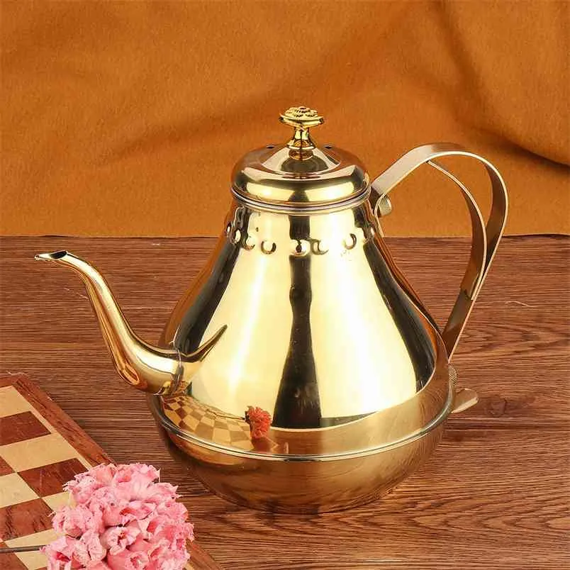 Stainless Steel Oil Dispenser & Tea Kettle - 1.2L/1.8L Leakproof Oil ...