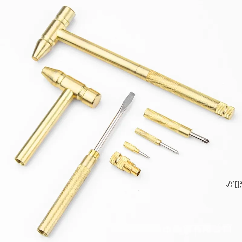 5-in-1 Mini Hammer Tool Set - Portable Multi-Tool with Screwdriver ...