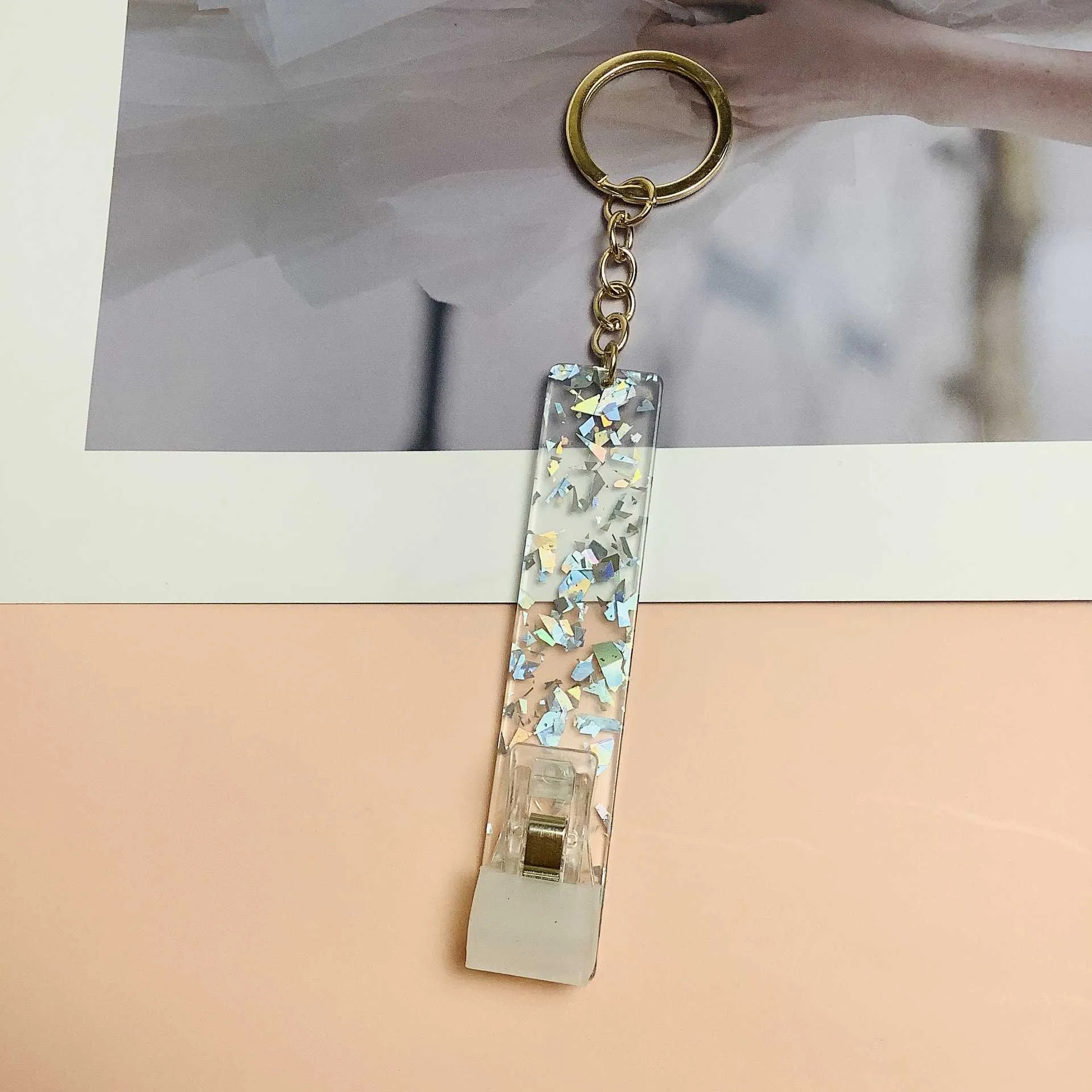 Rainbow Mini Credit Card Puller Resin Keychain Price With Cute Design ...