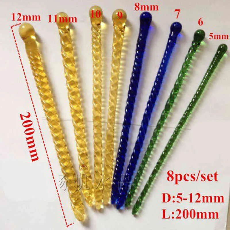 Premium Urethral Sounding Set - 8-Piece Stainless Steel Male Urethra ...