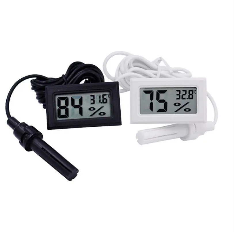 Mini LCD Digital Thermometer Hygrometer - Accurate Indoor Temperature ...