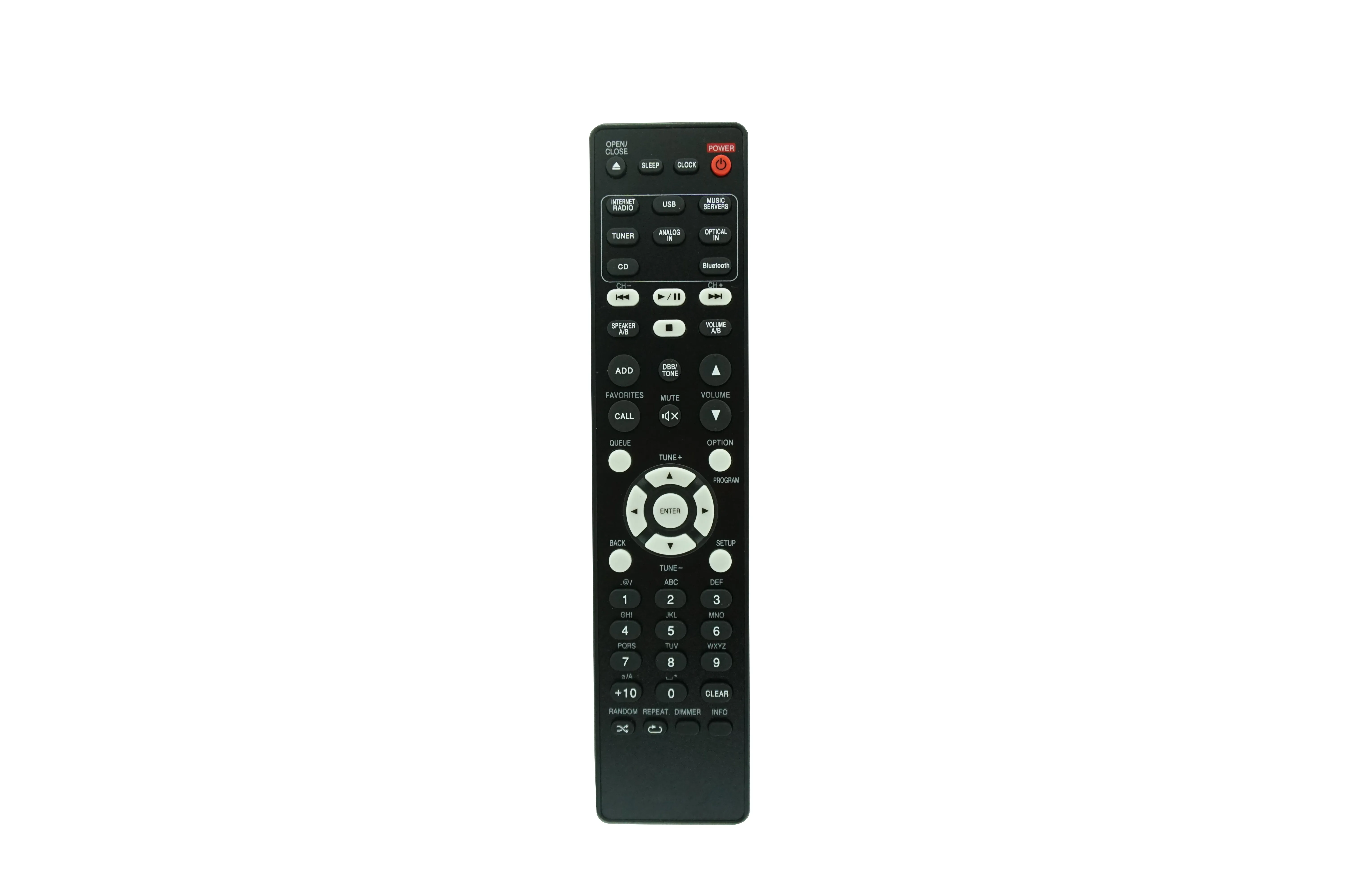 Replacement Remote Control for Marantz M-CR612, M-CR611, M-CR511 CD Receivers - RC014CR, RC013CR ...